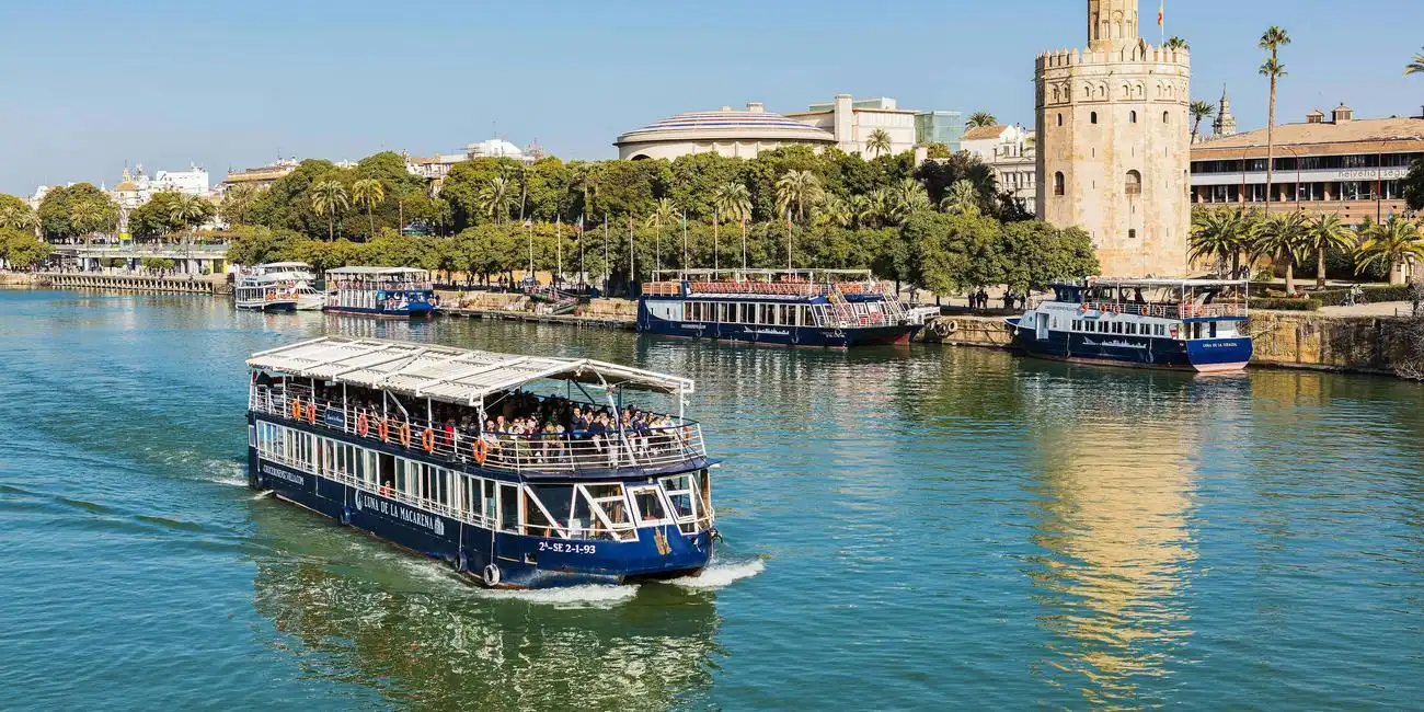 Seville: Bus Tour + Guadalquivir Panoramic Cruise + Guided Tour ...